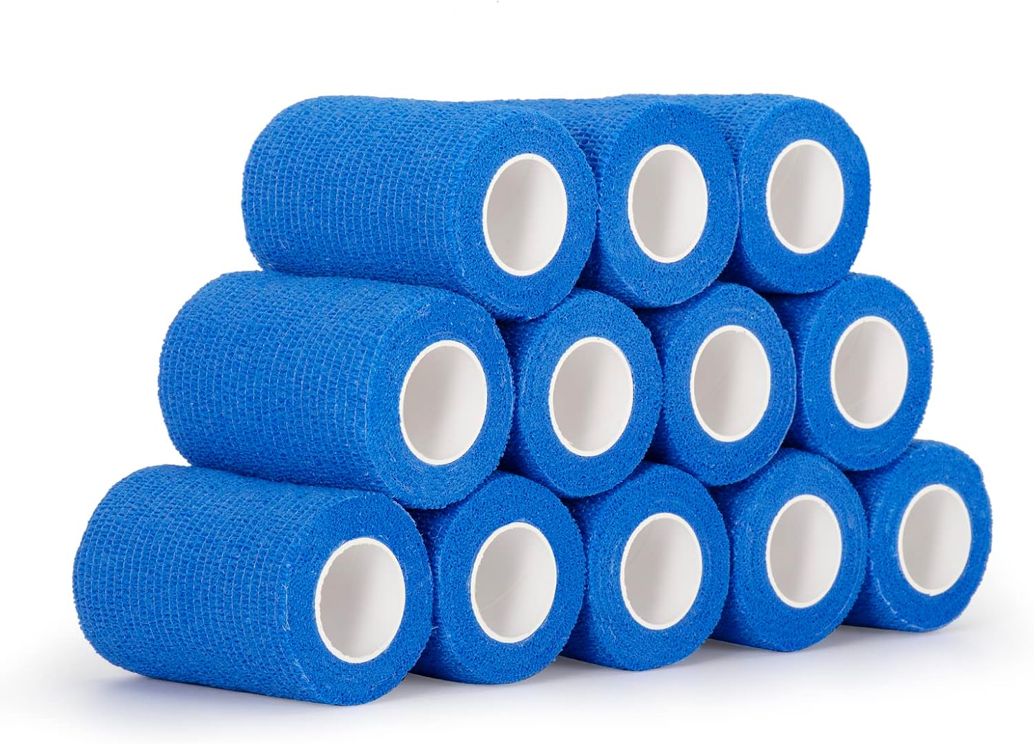 SEADESKY 12 Rolls Vet Wrap Self Adhesive Bandage Tape 7.5cm x 4.5m ...