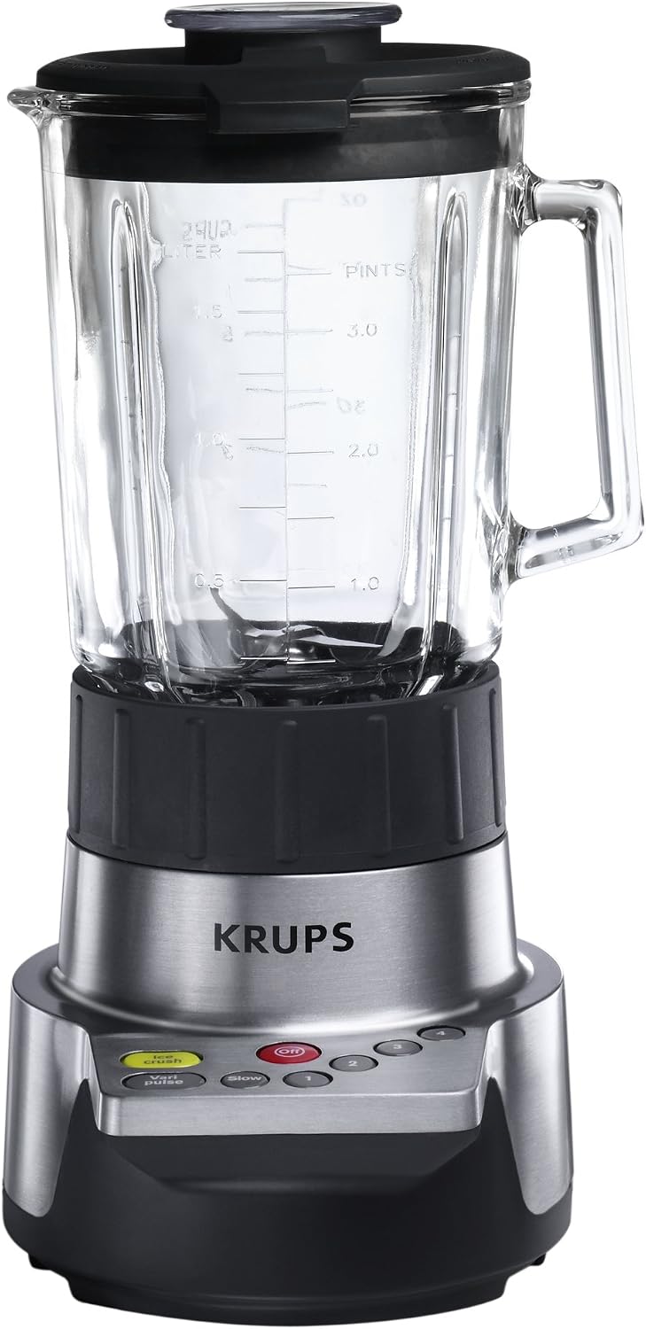 Amazon.com: KRUPS KB720 5-Speed Blender, 60-Ounce Glass Jar: Electric ...