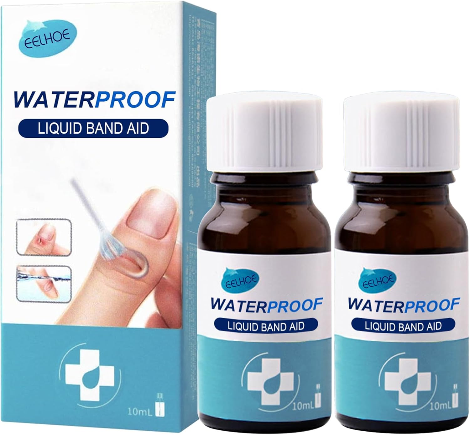 Ninnyi 2PCS New Skin Liquid Plaster for Wounds, Waterproof and ...