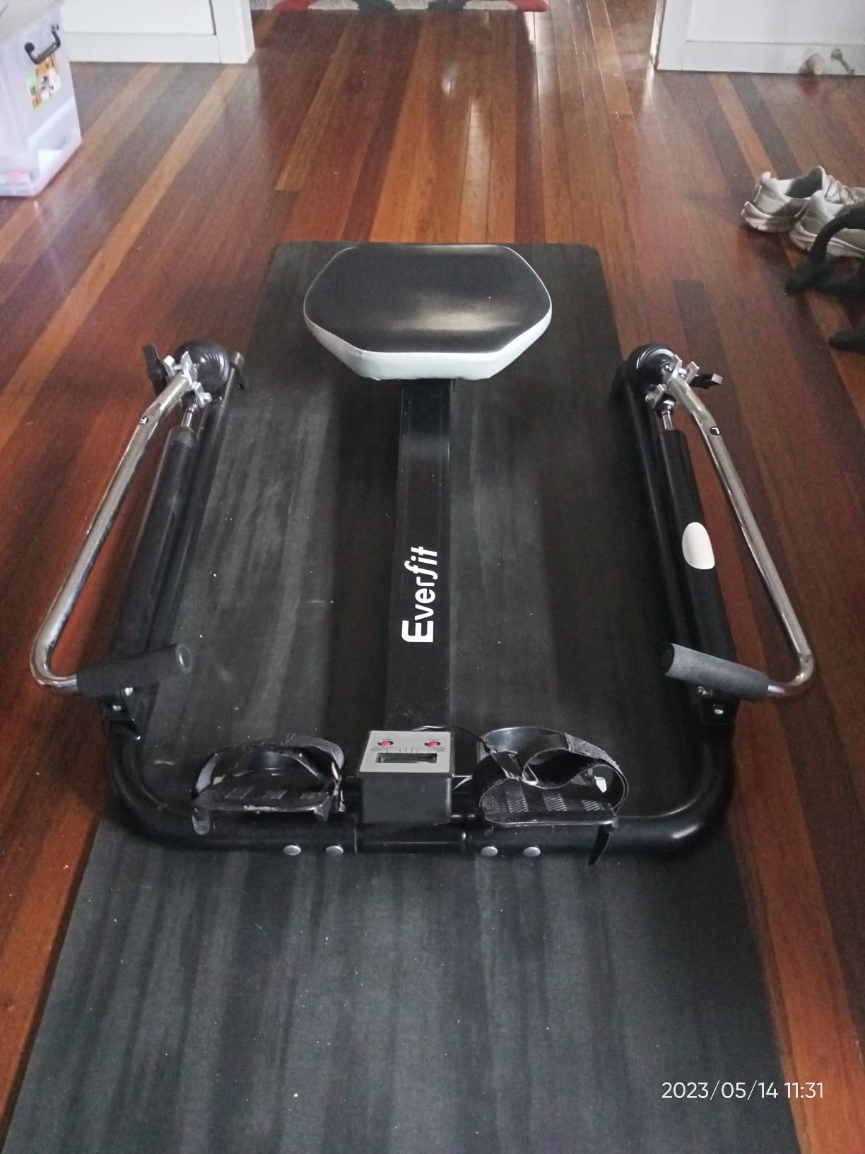 Everfit Hydraulic Resistance Rowing Machine, Foldable Rower Home Gym ...