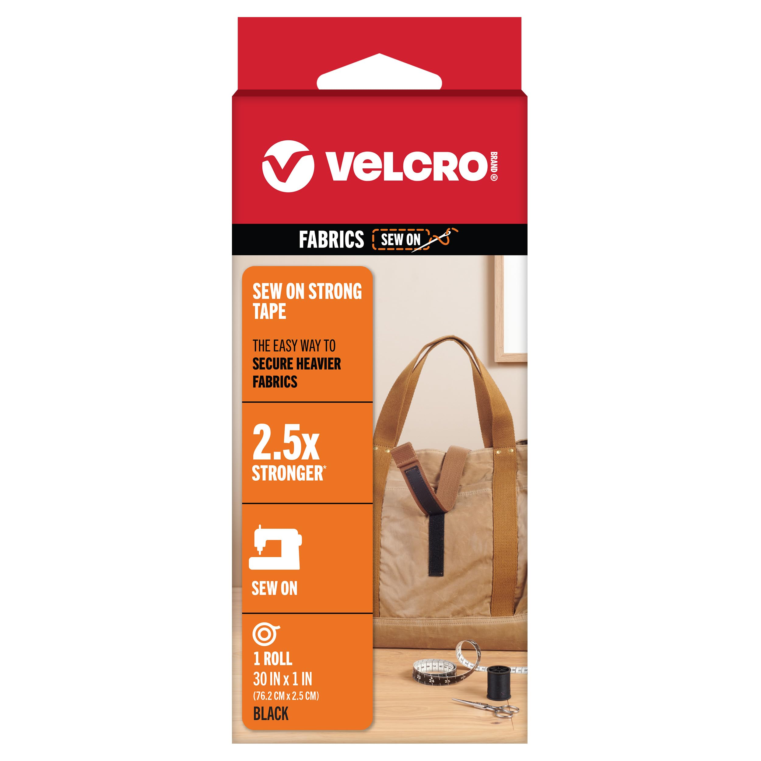 Amazon.com: VELCRO Brand Sew On Strong Fabric Tape | 30 Inch Roll ...