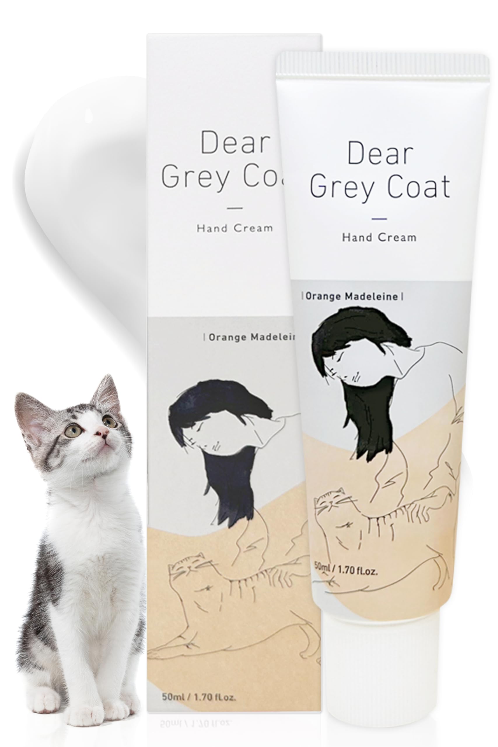 Amazon.com : Dear Grey Coat Hand Cream - Shea Butter Hand Cream for ...