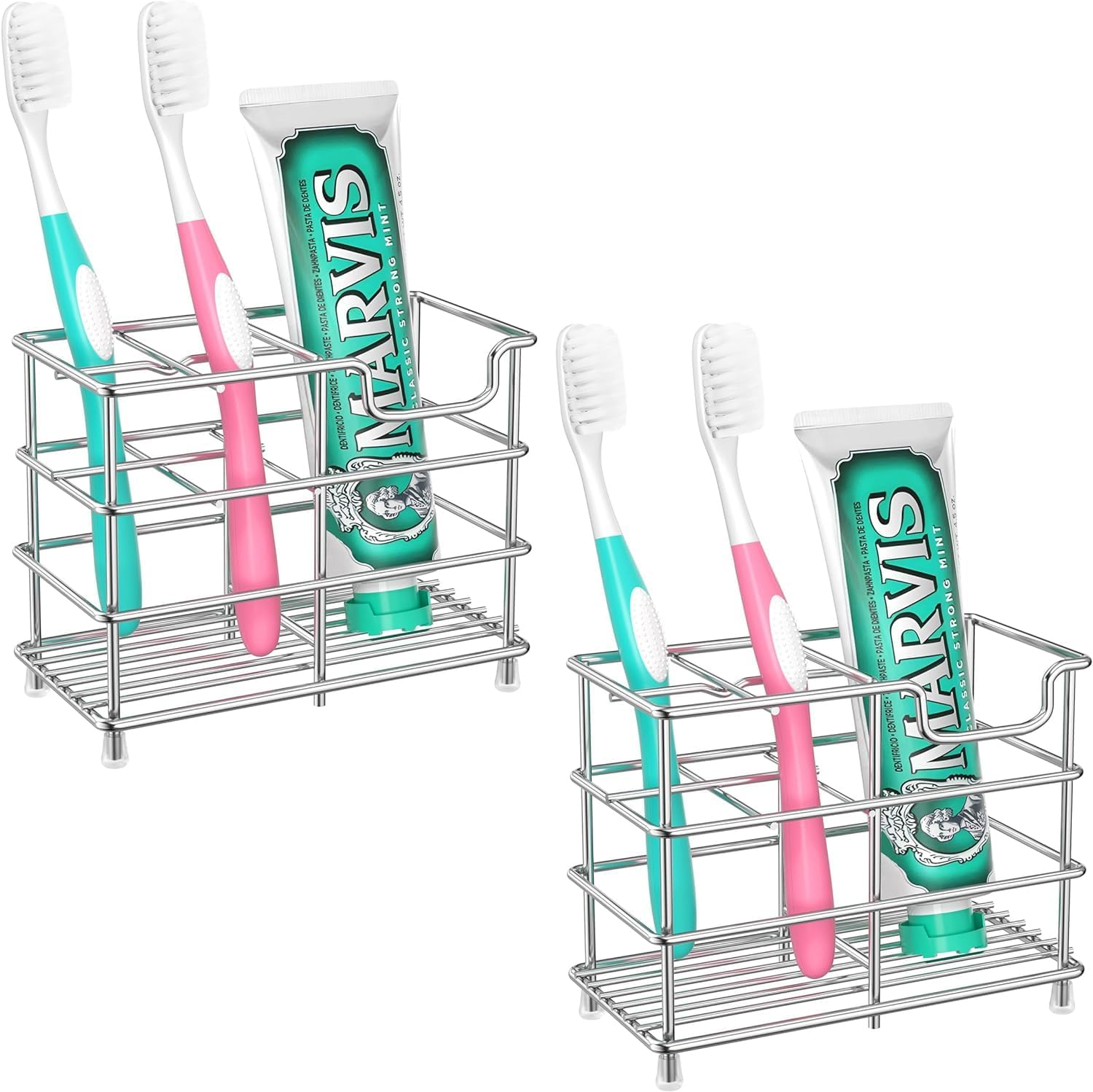 Amazon.com: Urbanstrive 304 Stainless Steel Bathroom Toothbrush Holder ...