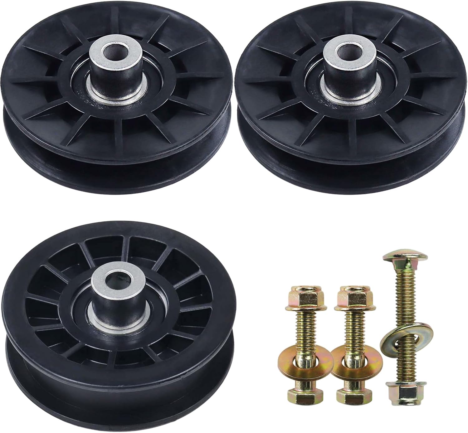 Amazon.com : NICHEFLAG 2 Pack 194326 Idler Pulley Craftsman with ...