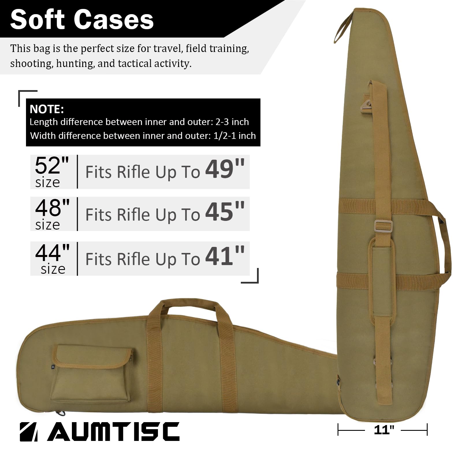 Snapklik.com : AUMTISC Soft Rifle Case, Shotgun Carrying Bag, Gun Cases ...