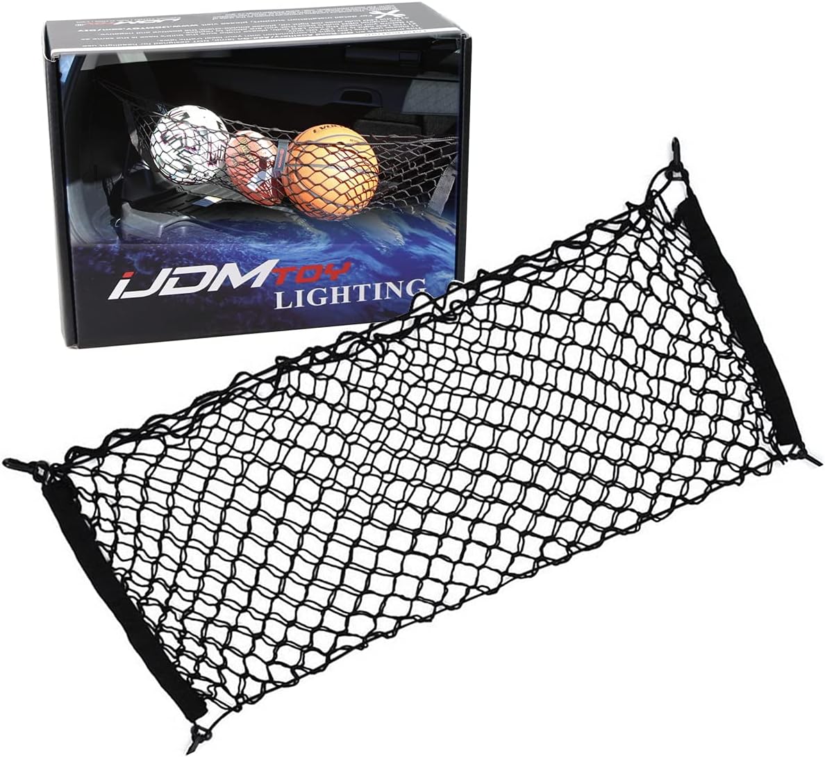 Amazon.com: iJDMTOY 40 x 20 Inches Double-Layer Nylon Stretchable Trunk ...