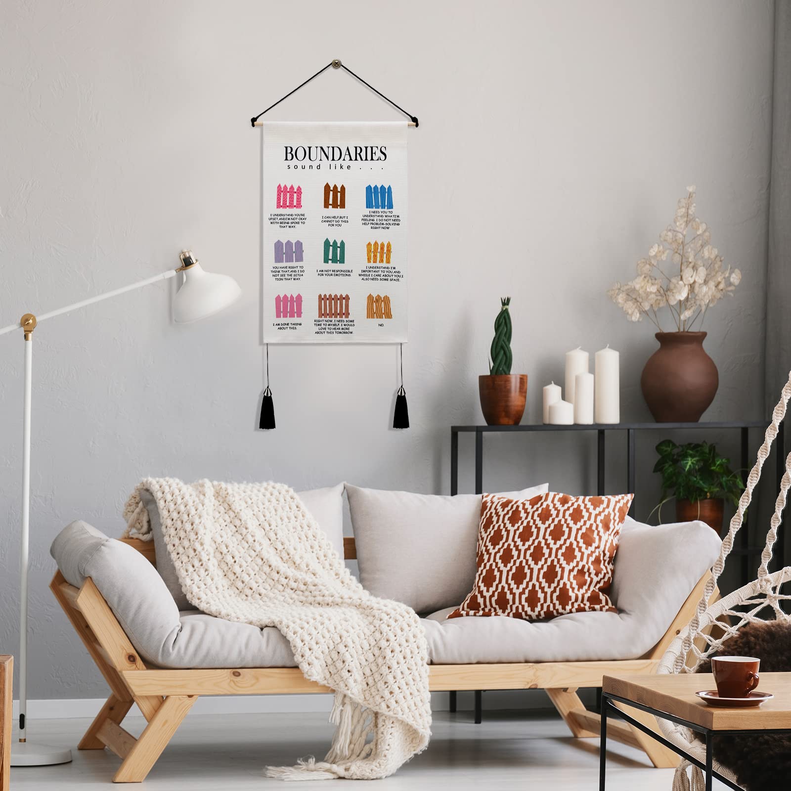 Snapklik.com : Mental Health Tapestry Small Feelings Chart Therapy ...