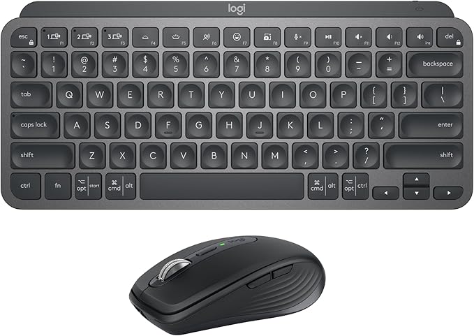 Amazon.com: Logitech MX Keys Mini Keyboard + MX Anywhere 3S Wireless ...