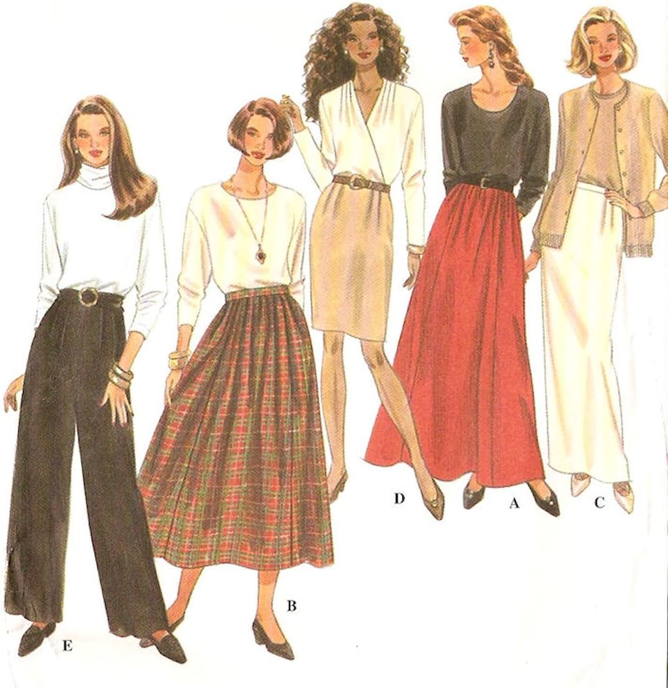 Amazon.com: Simplicity Sewing Pattern 9890 Pants and Skirts - Size 8-10 ...