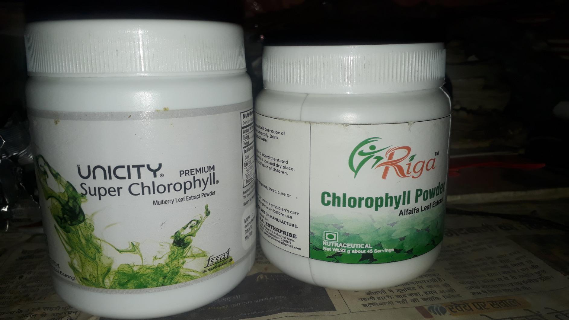 Buy RIGA CHLOROPHYLL POWDER 92 GMS WITH UNICITY SUPER CHLOROPHYLL 92 ...