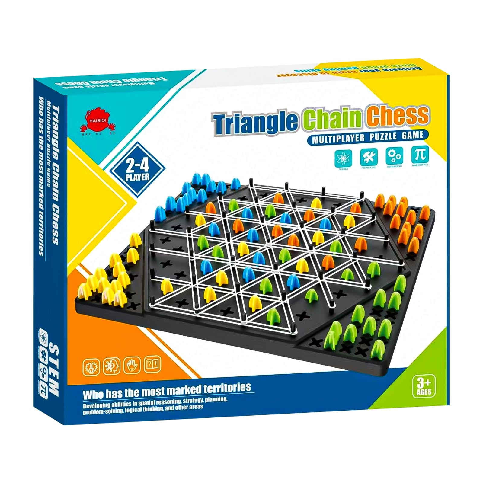 Chain Triangle Game, 2 Player Triangle Games, Triggle Rubber Chess ...
