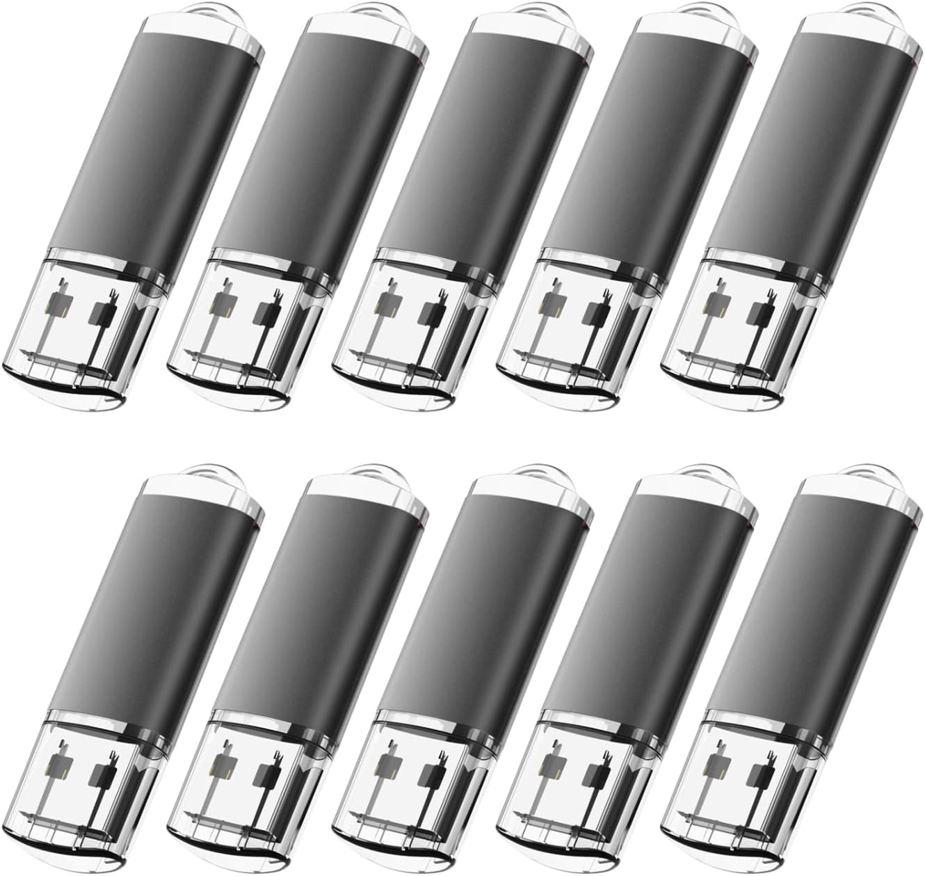 Amazon.com: 1GB USB Flash Drive 10 Pack, MONGERY USB 2.0 Sticks Bulk ...