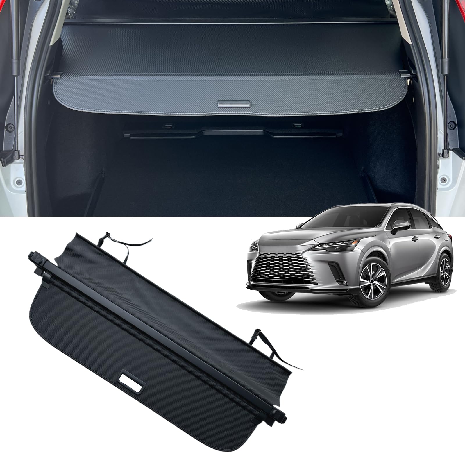 Snapklik.com : Retractable Cargo Cover For Lexus RX 2024, Trunk Cover ...