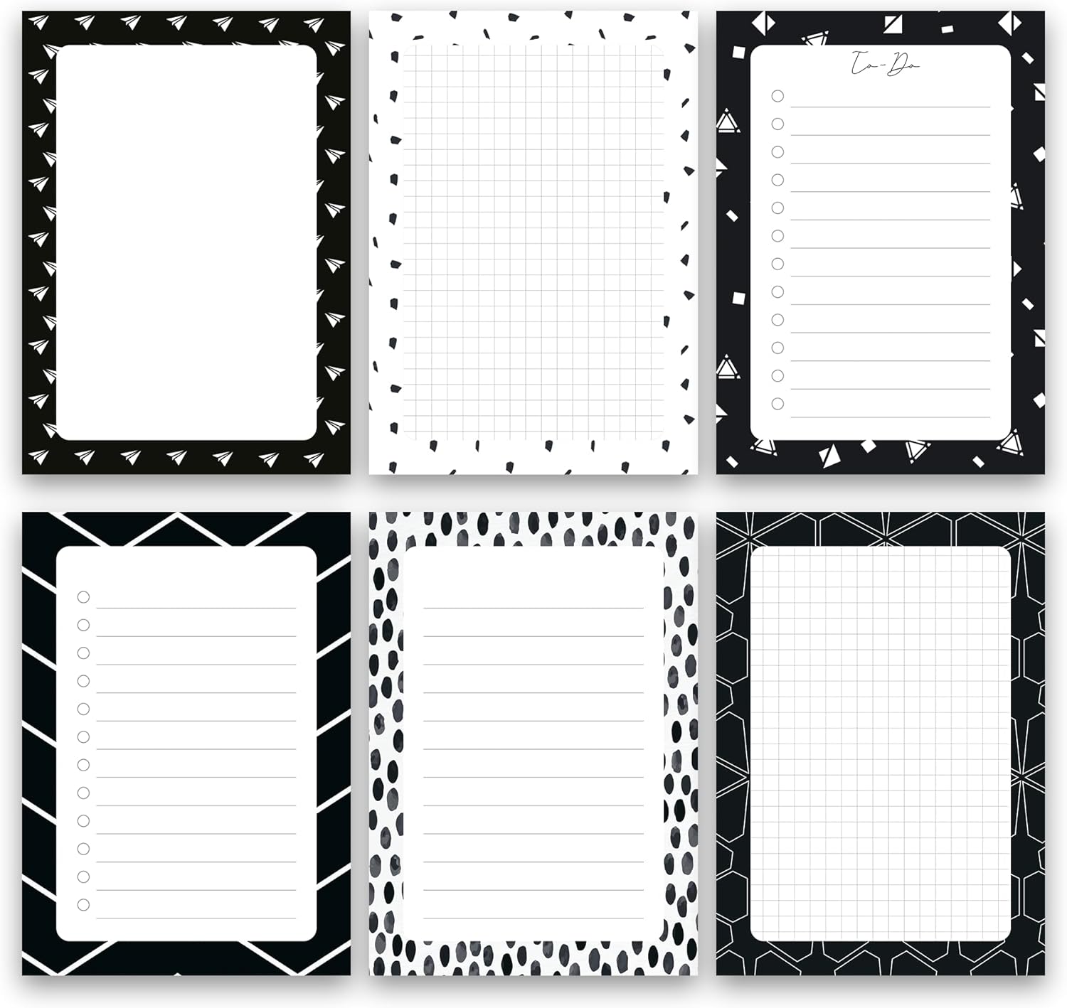 Primus Print 6 x Notizblöcke Schreibblöcke Blocks für Notizen in A6, to ...