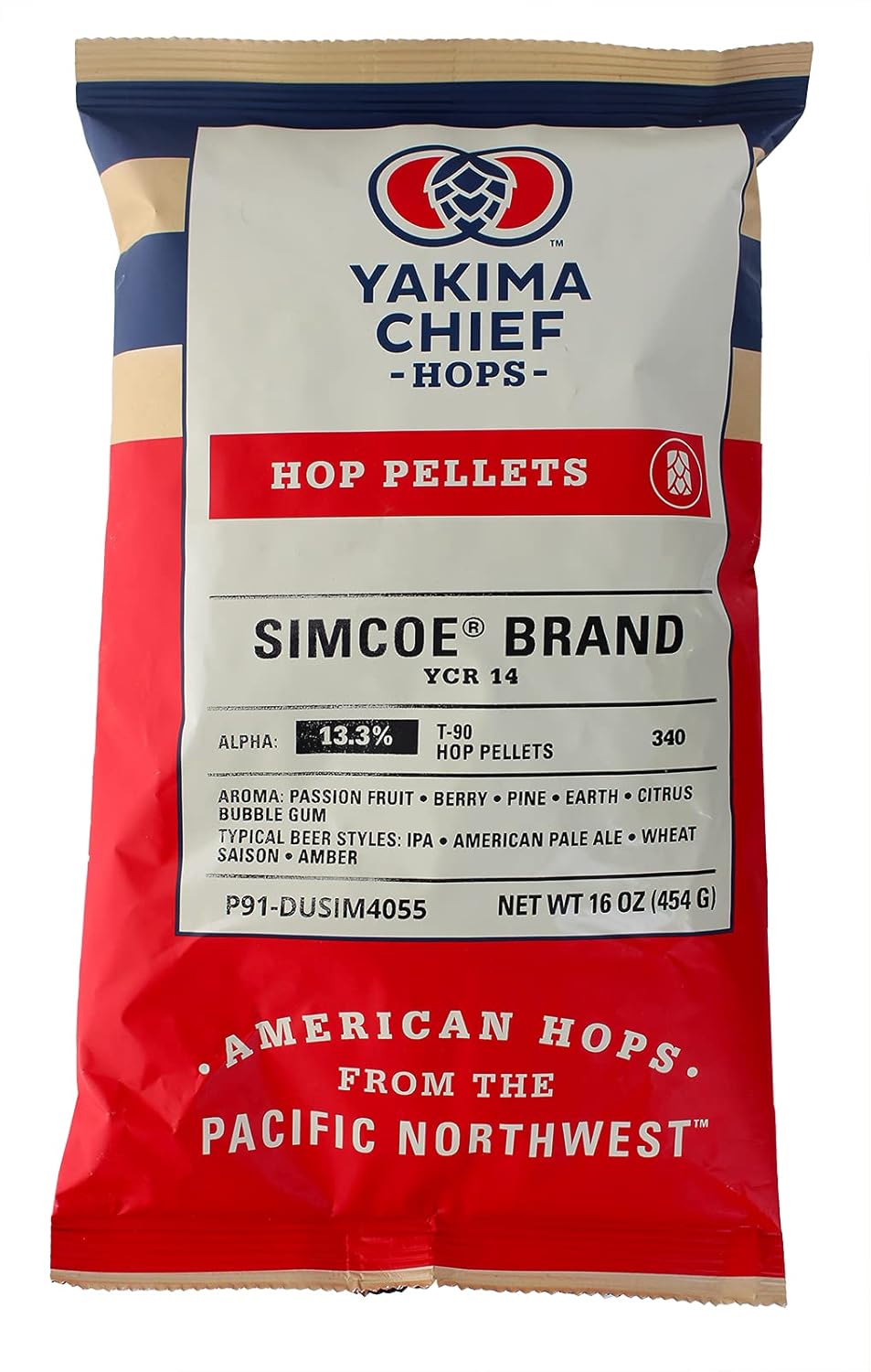 Amazon.com: YCH Hops - Simcoe Hop Pellets 1 lb : Grocery & Gourmet Food