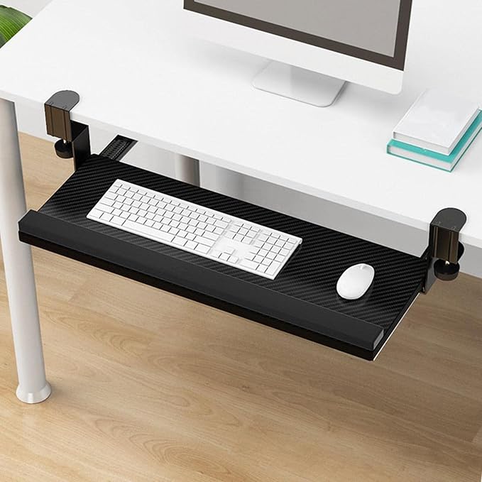Amazon.in: Buy IndyDukaan Adjustable Keyboard Tray Under Desk Support ...