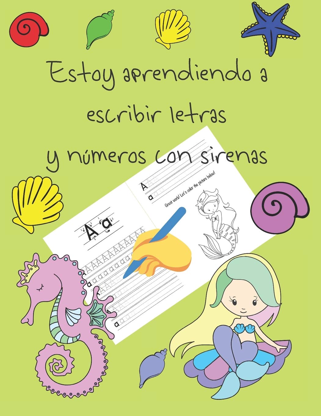 Estoy Aprendiendo A Escribir Letras Y Numeros Con Sirenas Libros ...
