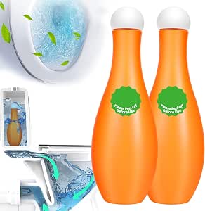 Amazon.com: KRRFDP Bowling Blue Bubble Toilet Bowl Cleaner, Automatic ...