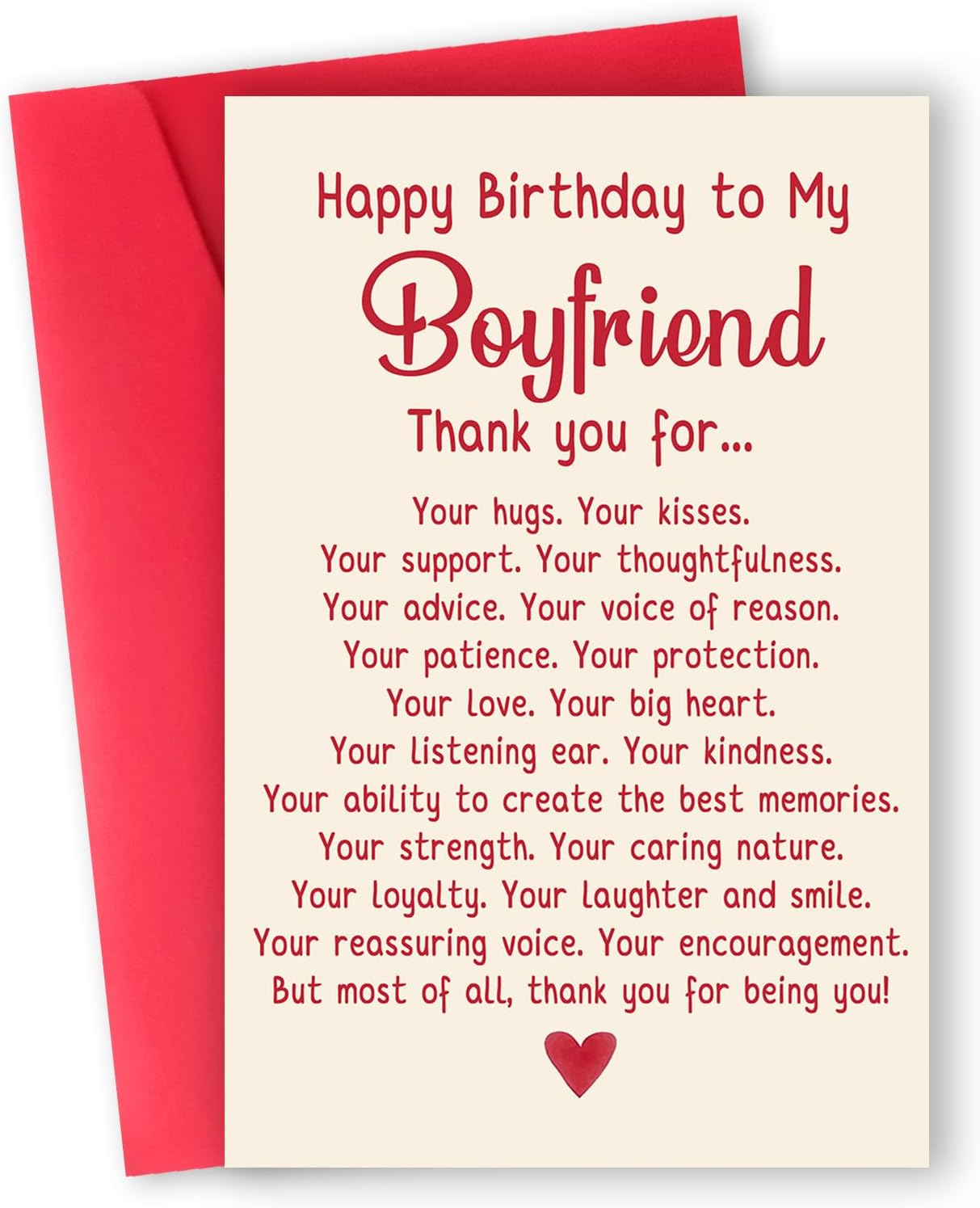 Amazon.com : ATTLVV Happy Birthday Card & Gifts for Boyfriend,Funny ...