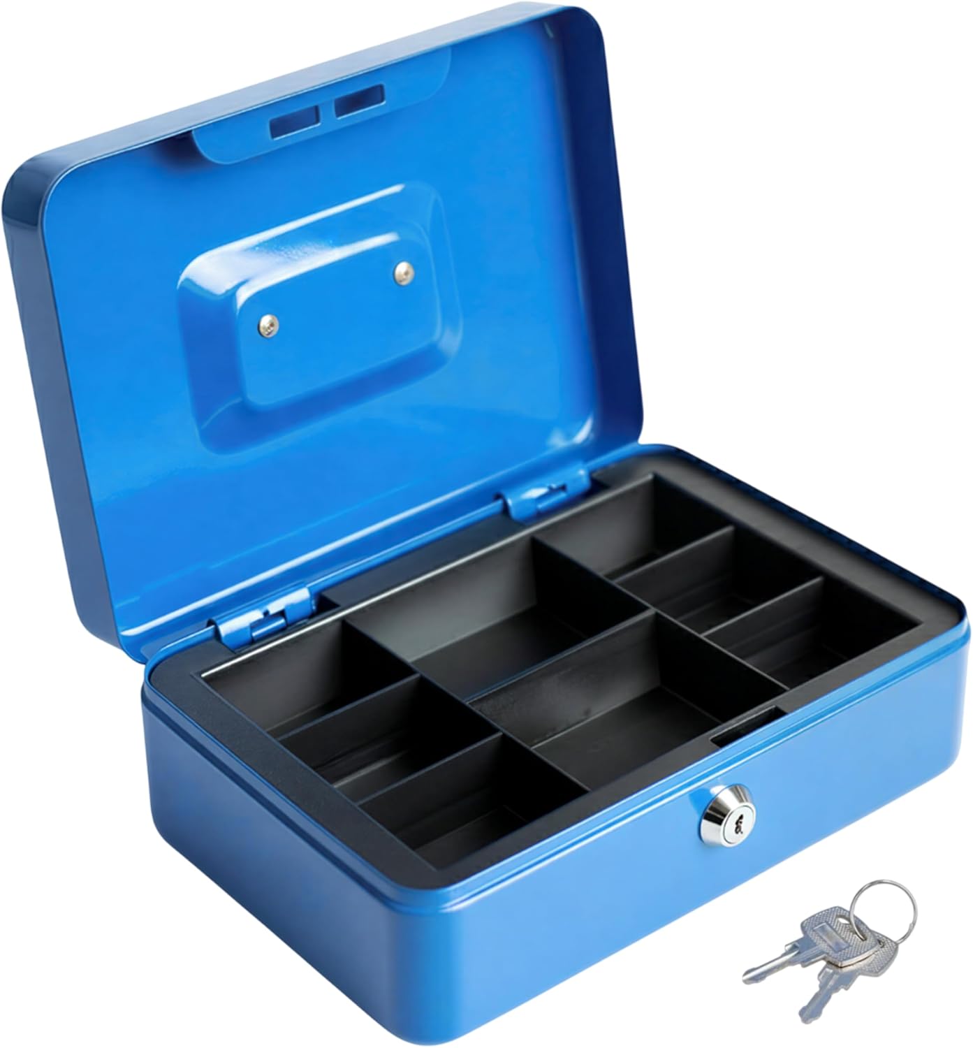 Luxtrous Money Box, 8 Inch Lockable Cash Box With 2 Keys, Money Tin ...