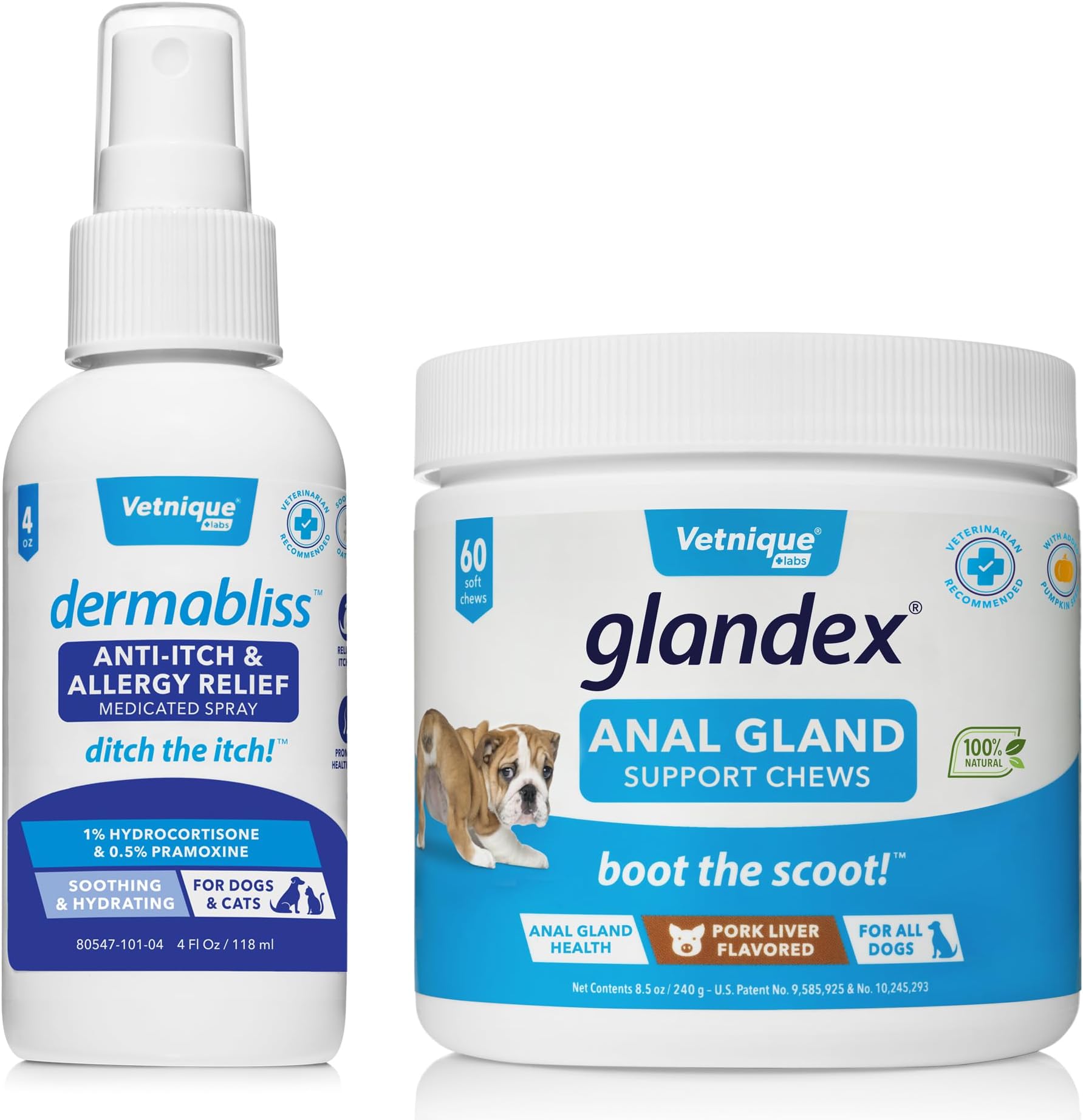 Amazon.com : VETNIQUE Dermabliss Anti Itch Relief Dog Spray (4oz ...