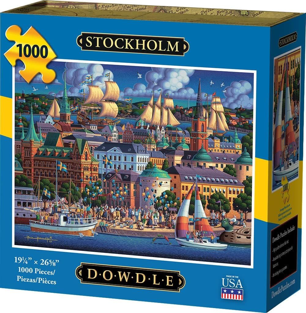 Amazon.com: Dowdle Jigsaw Puzzle - Stockholm - 1000 Piece