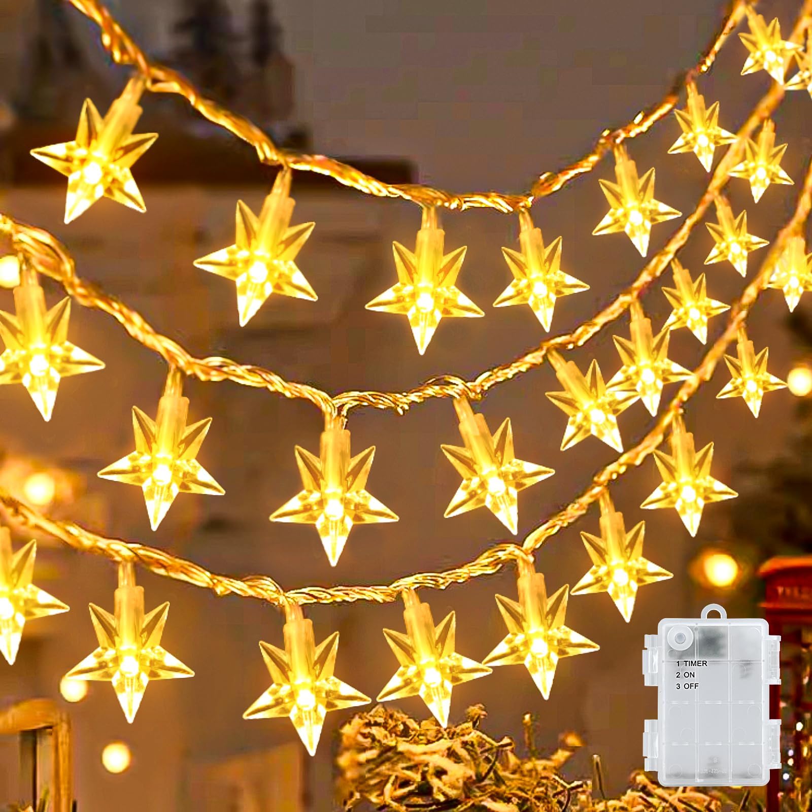 Outdoor Lichterkette Mit Batterie