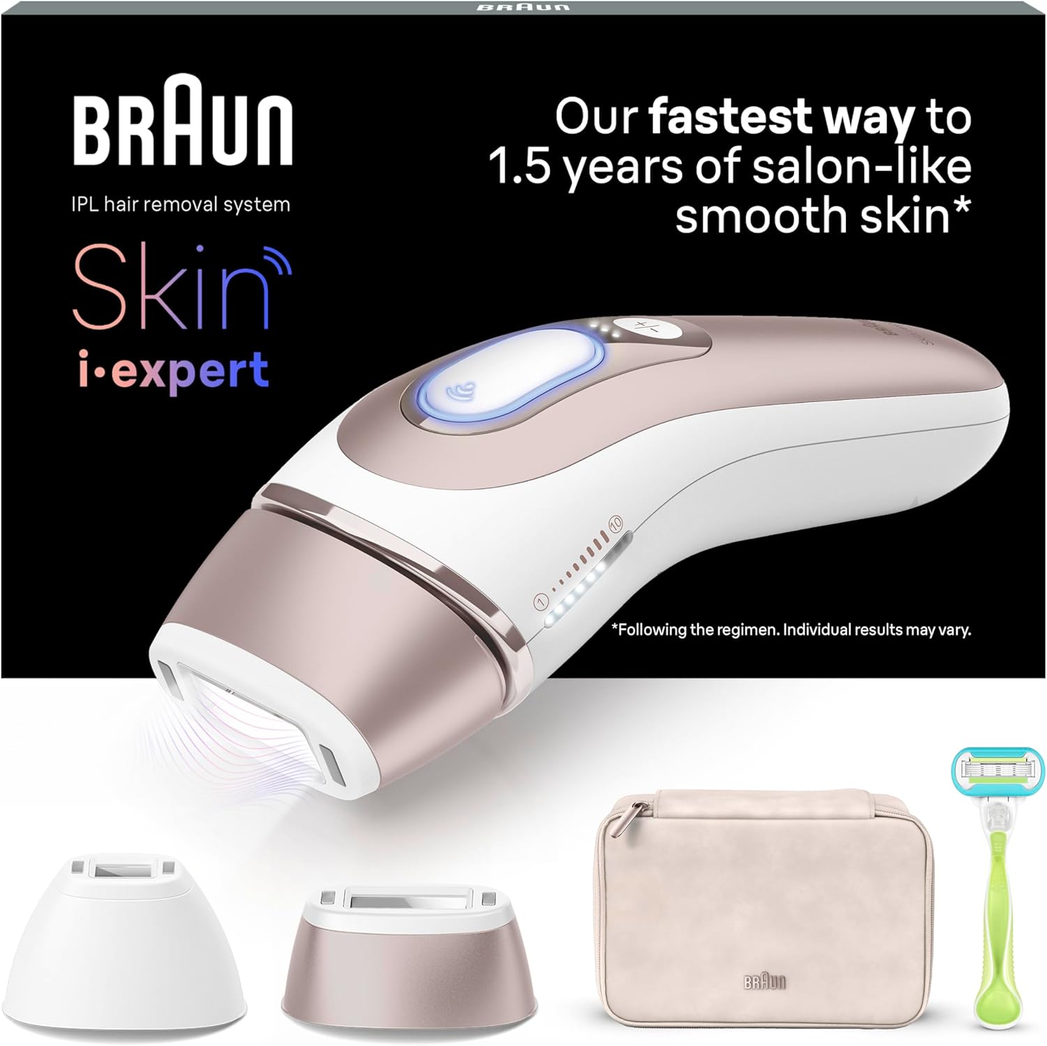 Braun Skin I·Expert Epilatore LUCE PULSATA Smart, Epilazione A Casa Tua ...