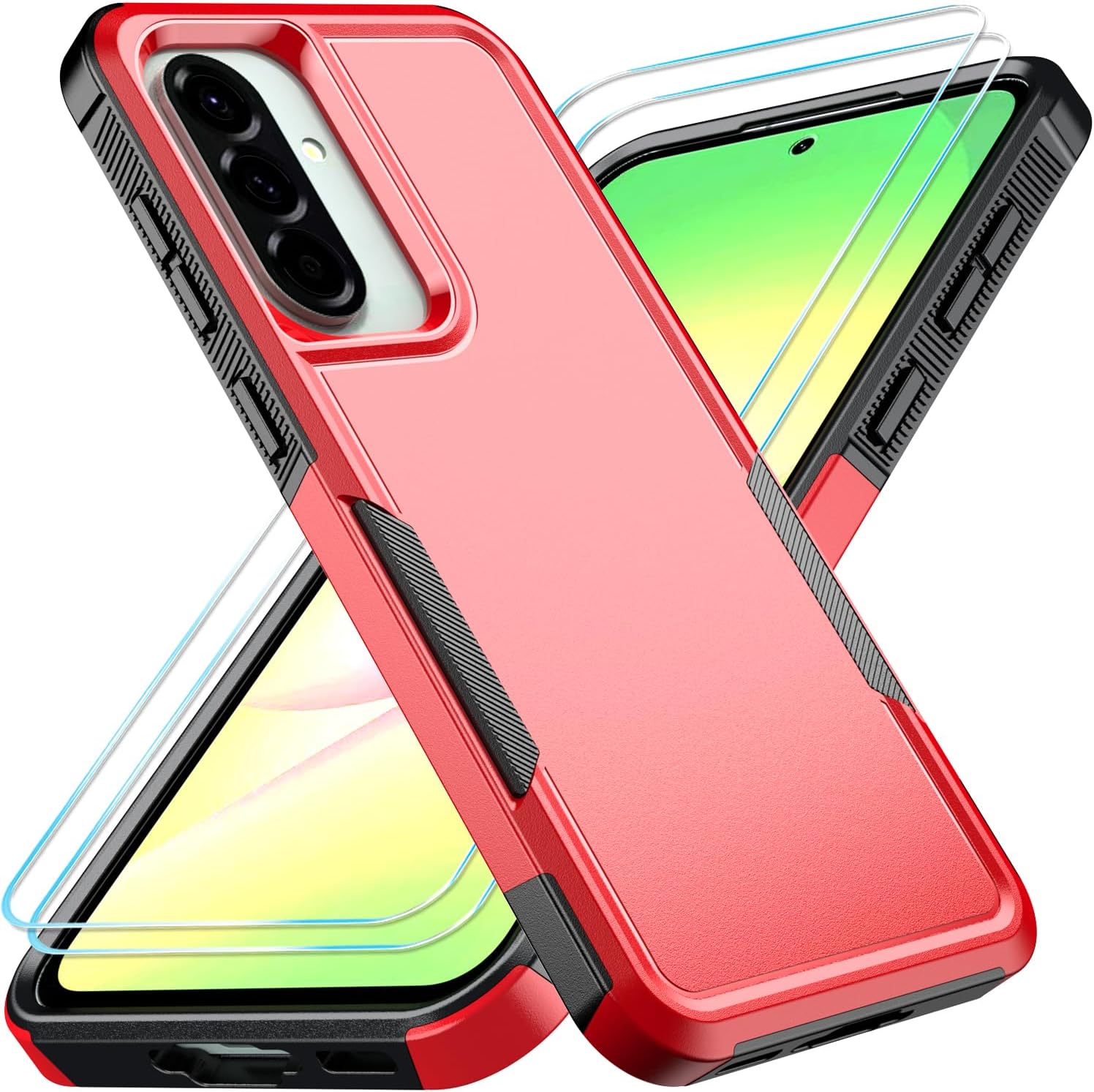 Amazon.com: PhuLok Compatible with Samsung Galaxy A36 5G/Galaxy A56 5G Case with HD Screen ...