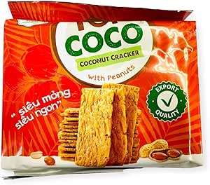 Amazon.co.jp: TOPCOCO Organic Coconut Cracker 5.3 oz (150 g ...