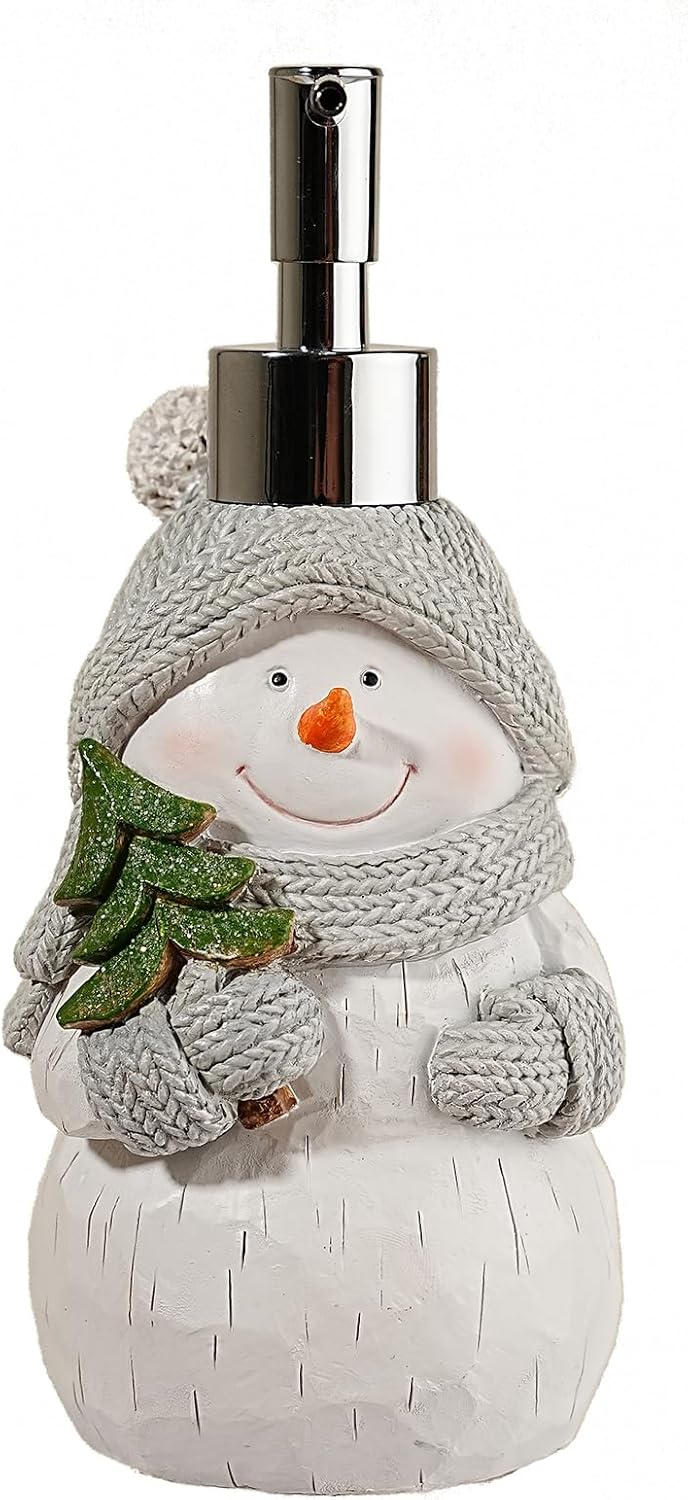 Amazon.com: Newsparkle Christmas Snowman Soap Dispenser Bathroom ...