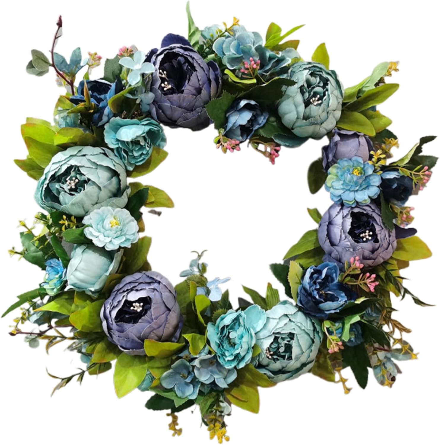 Amazon.com: CurcKua Spring Door Wreath Spring Wreaths for Front Door 16 ...