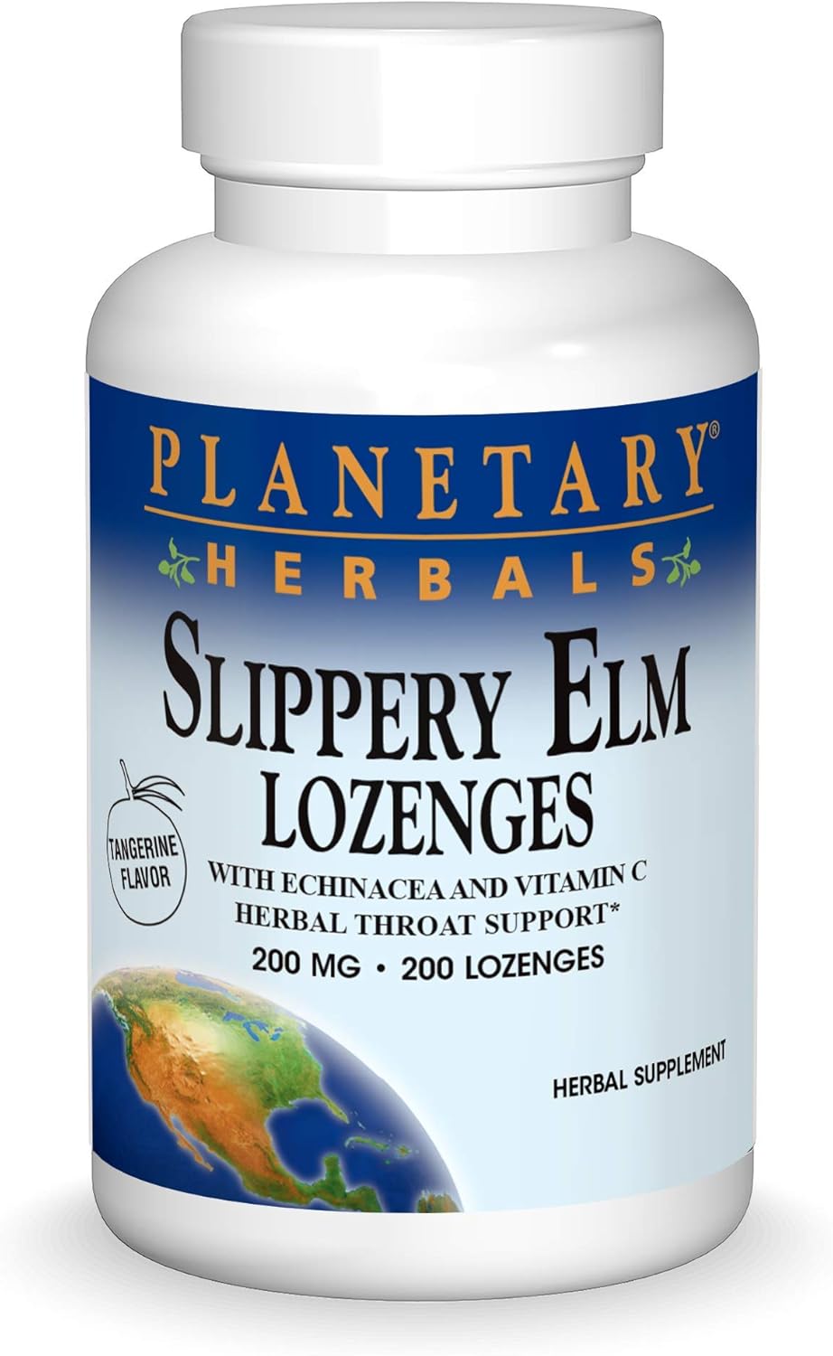 Amazon.com: PLANETARY HERBALS Slippery Elm Lozenges, 200 Count : Health ...