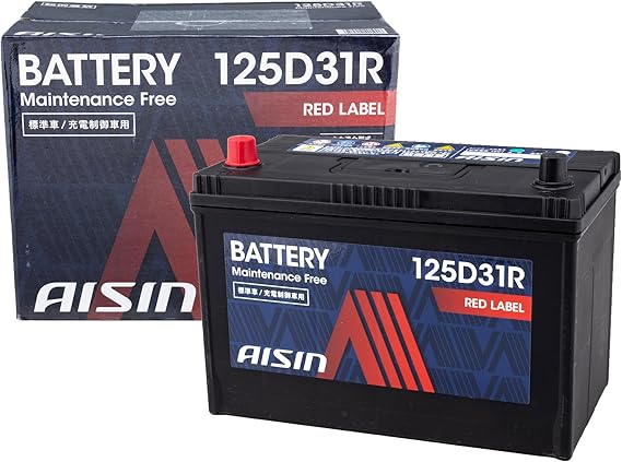 Amazon | アイシン(AISIN) 車用 バッテリー 125D31R (115D31R 105D31R ほか) 標準車/充電制御車対応 ...