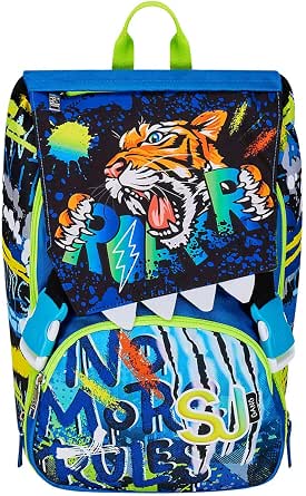 SJ GANG STYLE JAM GANG Zaino Blu, Estensibile tramite Zip, Con Flip ...