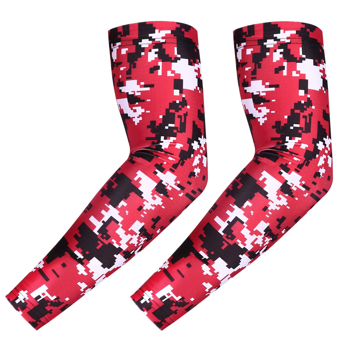 Snapklik.com : HDE Arm Compression Sleeves For Kids Basketball Shooting ...
