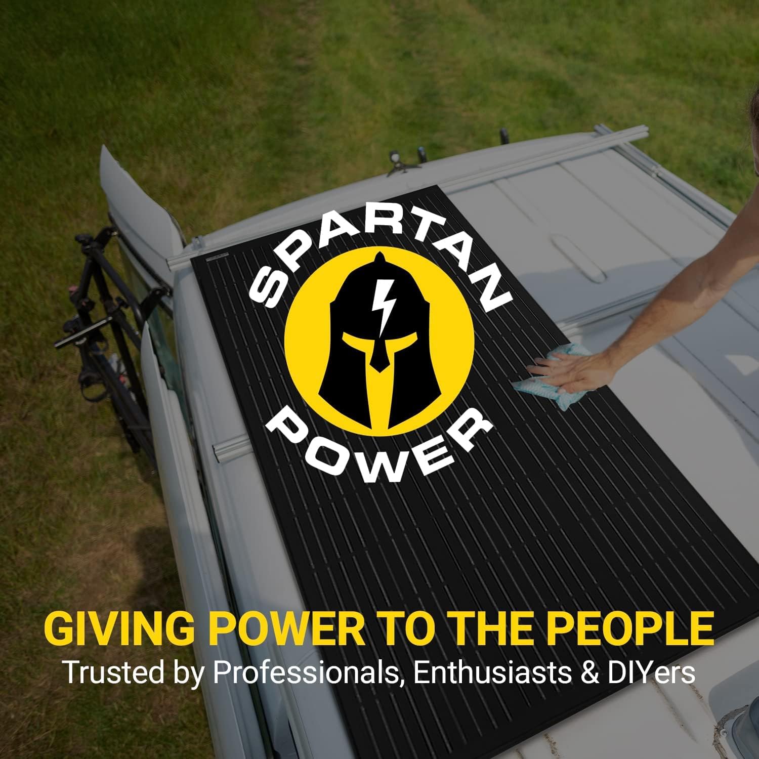 Snapklik.com : Spartan Power Silver Solar Panel Z Bracket Mount ...