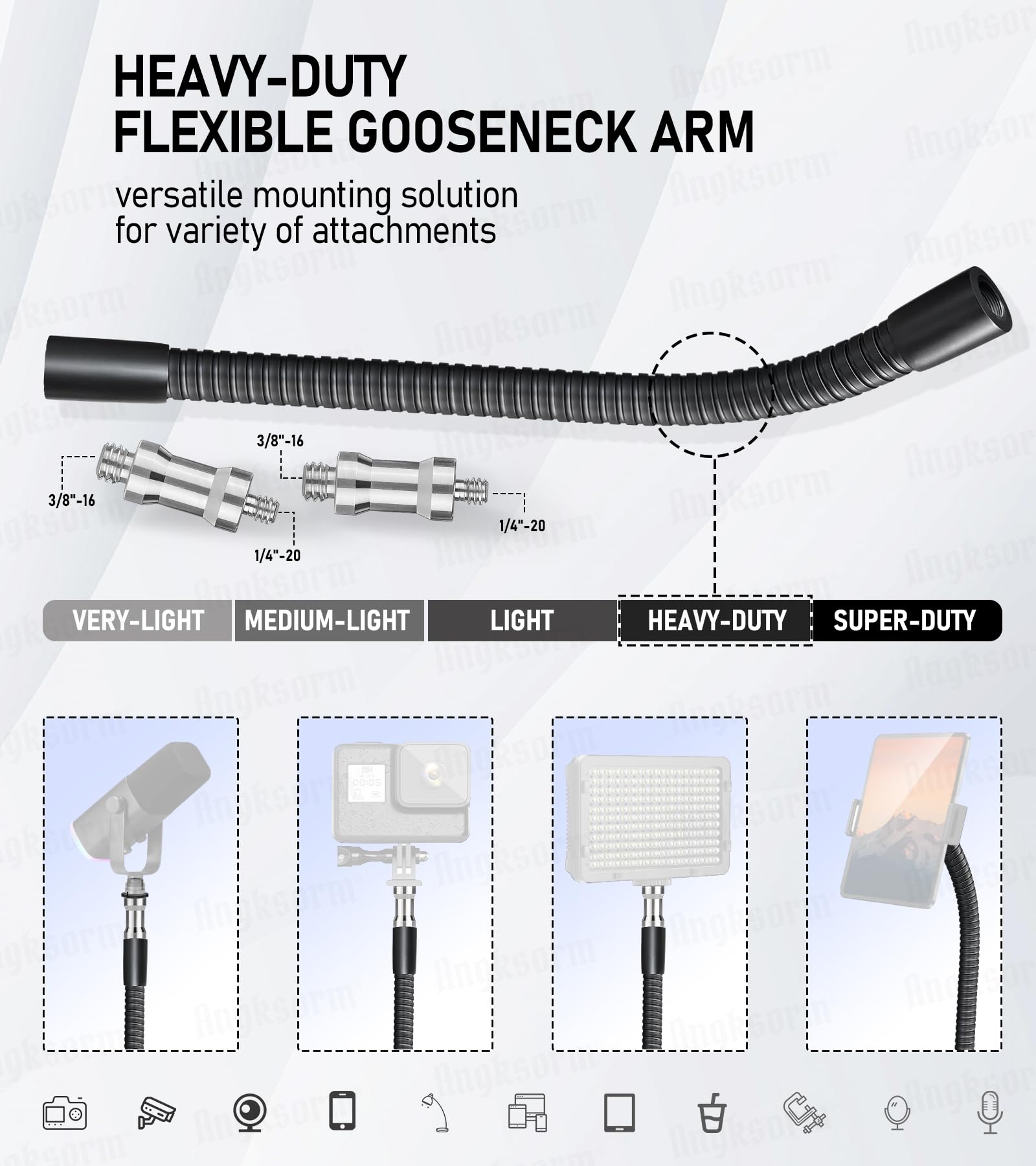 Flexible Gooseneck Clamps