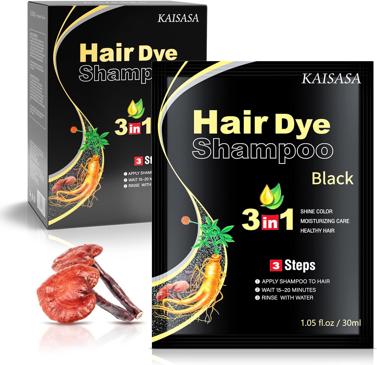 Amazon.com : Instant Hair Dye Hair Color Shampoo Semi-Permanent Hair ...