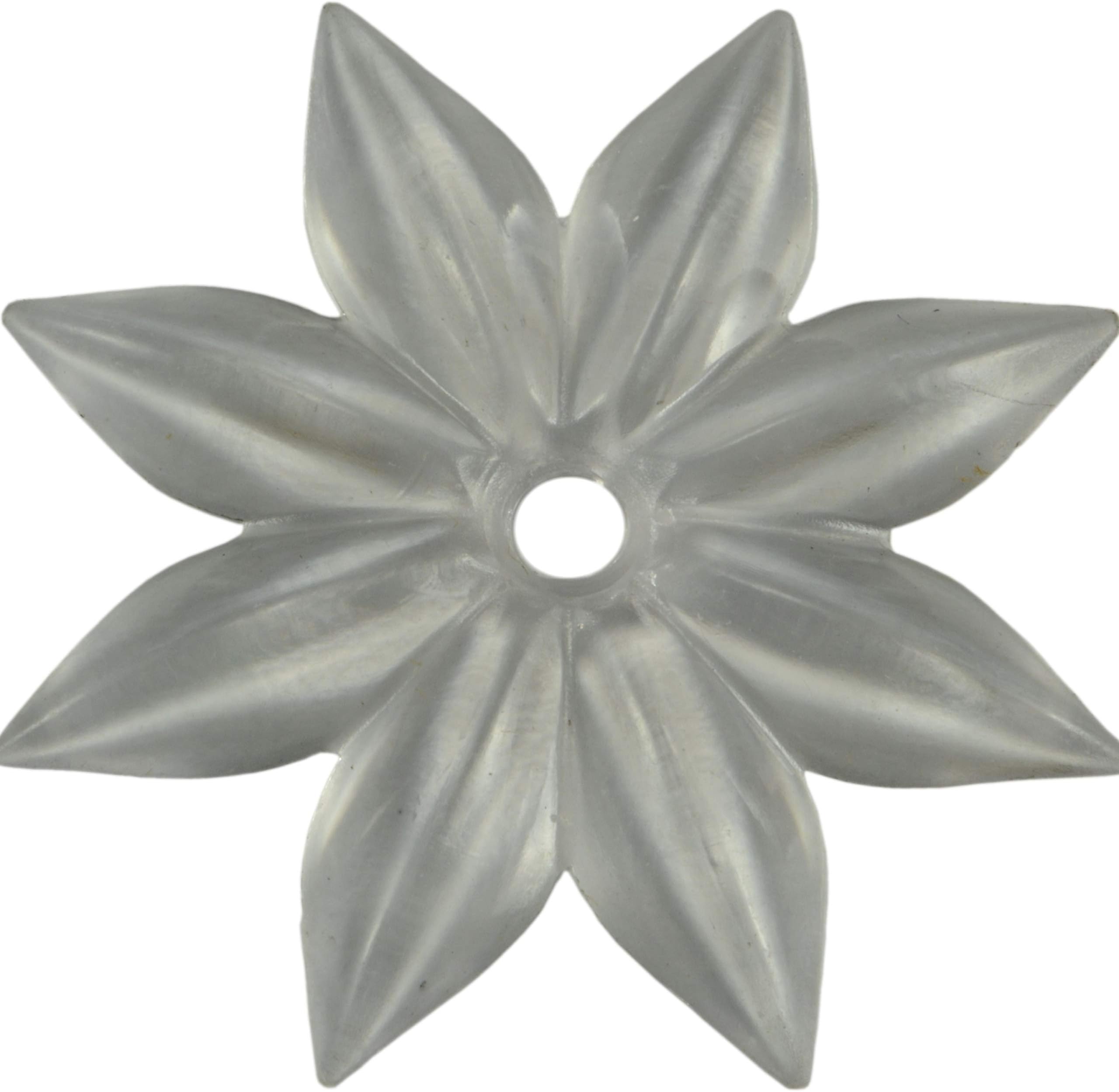 Amazon.com: CRL 1" Antique Gold Floral Metal Mirror Rosettes - Pack of ...