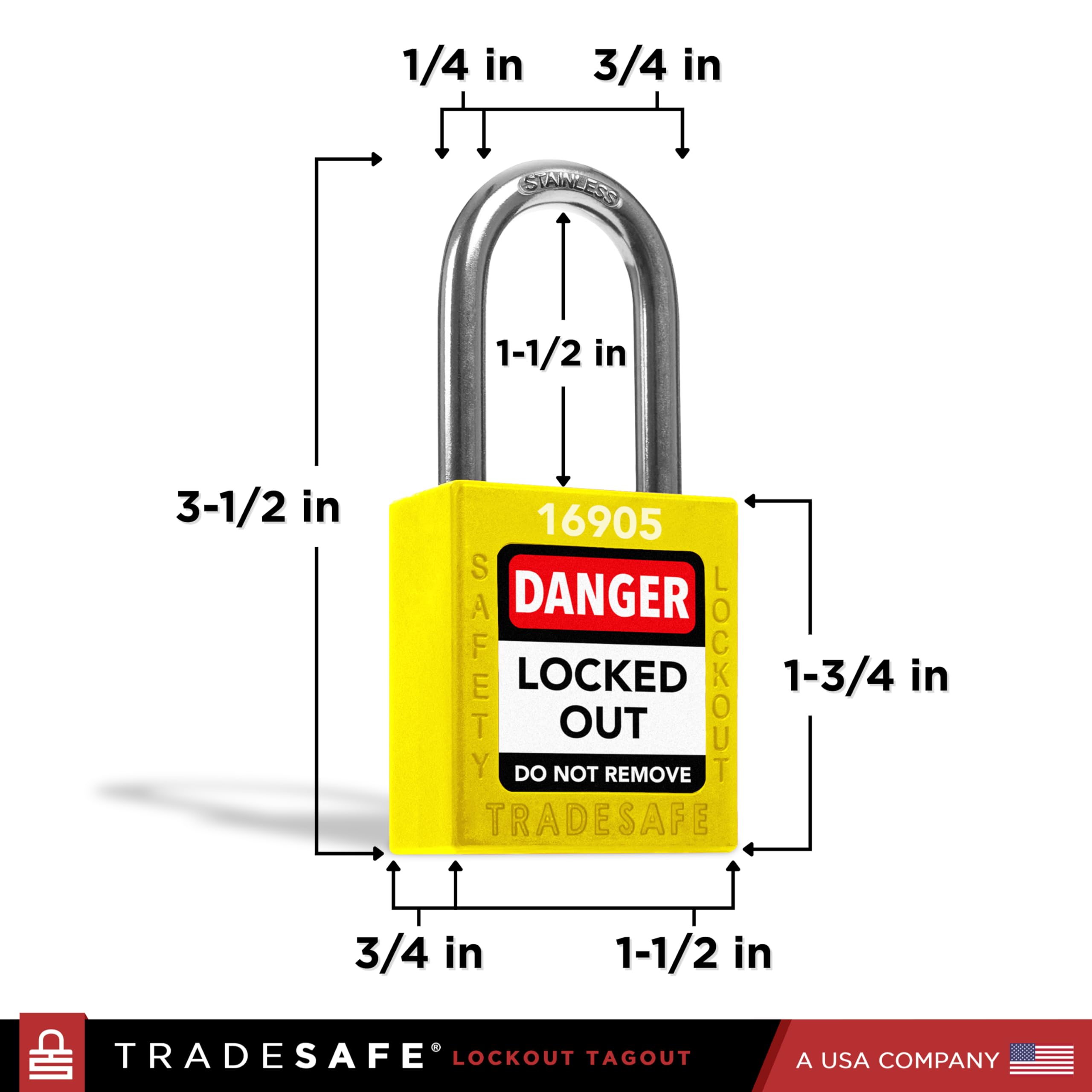 Snapklik.com : Lockout Tagout Locks Set - 7 Yellow Loto Locks, Lockout ...