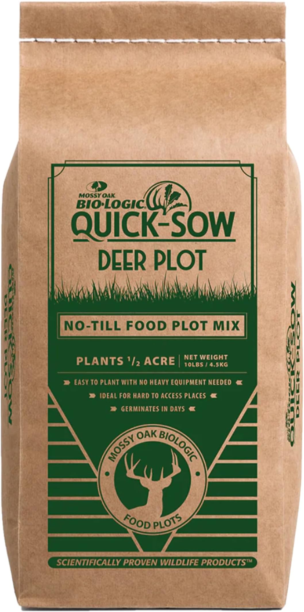 Amazon.com: BioLogic Quick-Sow Deer Food Plot Seed, Easy to Plant ...