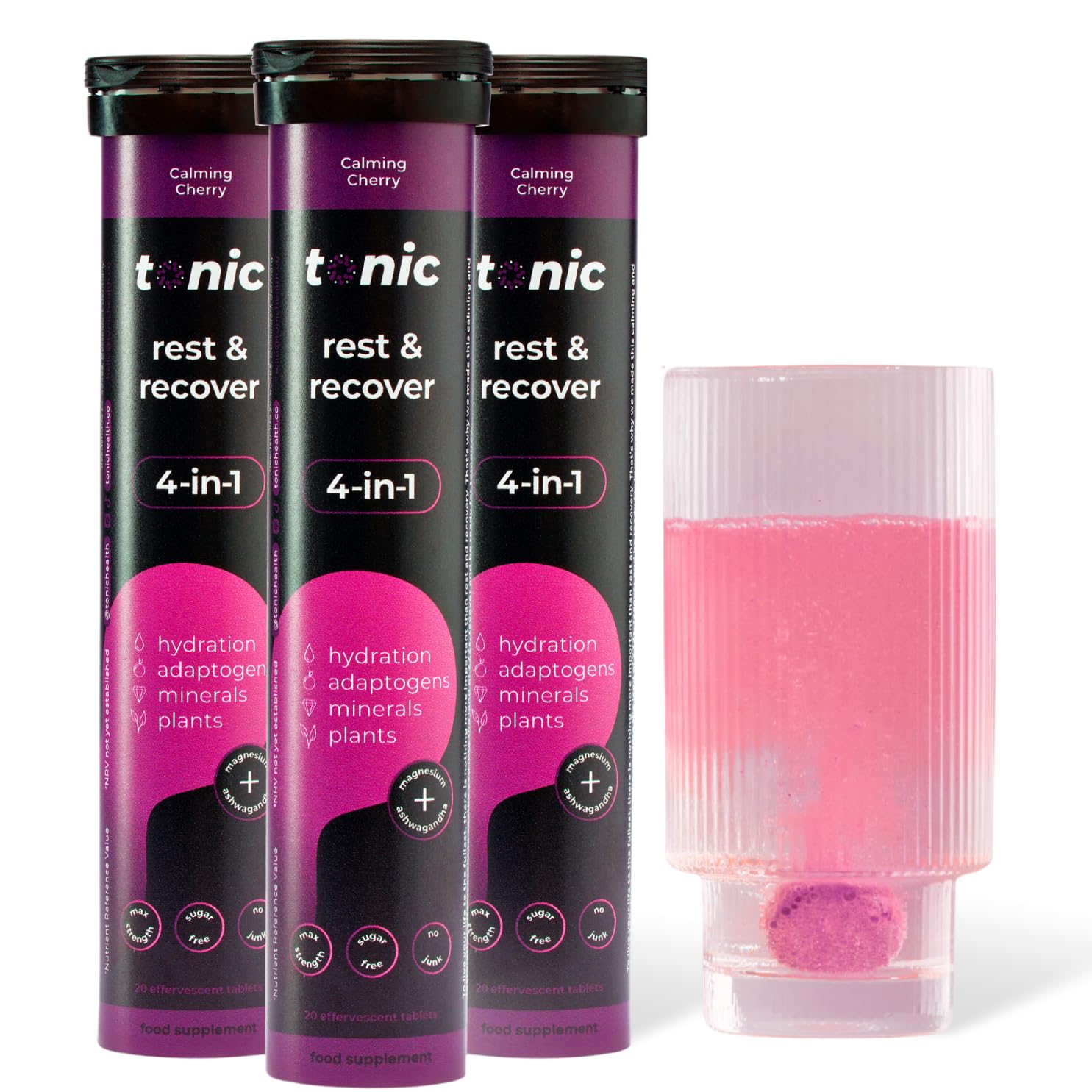 Tonic Health Rest And Recovery Effervescent Tablets 300mg Elemental ...