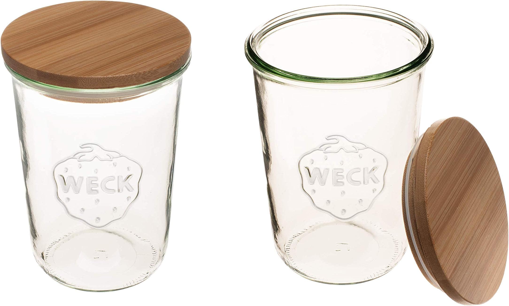 Amazon.com: Weck Canning Jars 743 - Mold Jars made of Transparent Glass ...