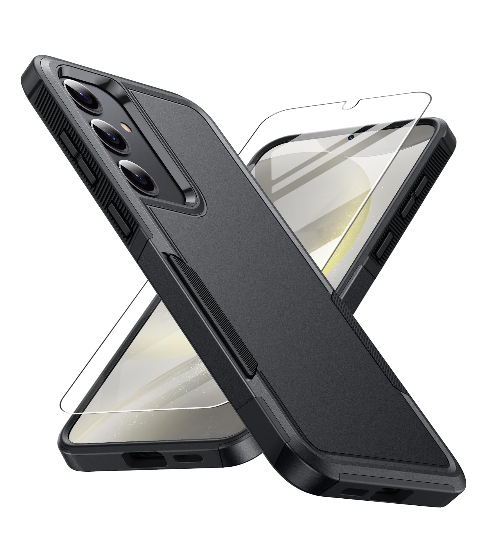 Amazon.com: FNTCASE for Samsung Galaxy S25 Case: Dual Layer Shockproof ...