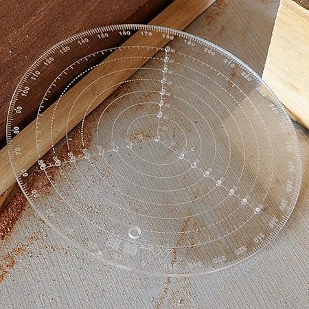Woodturning Round Center Finder Woodworking Compass Circles Drawing ...