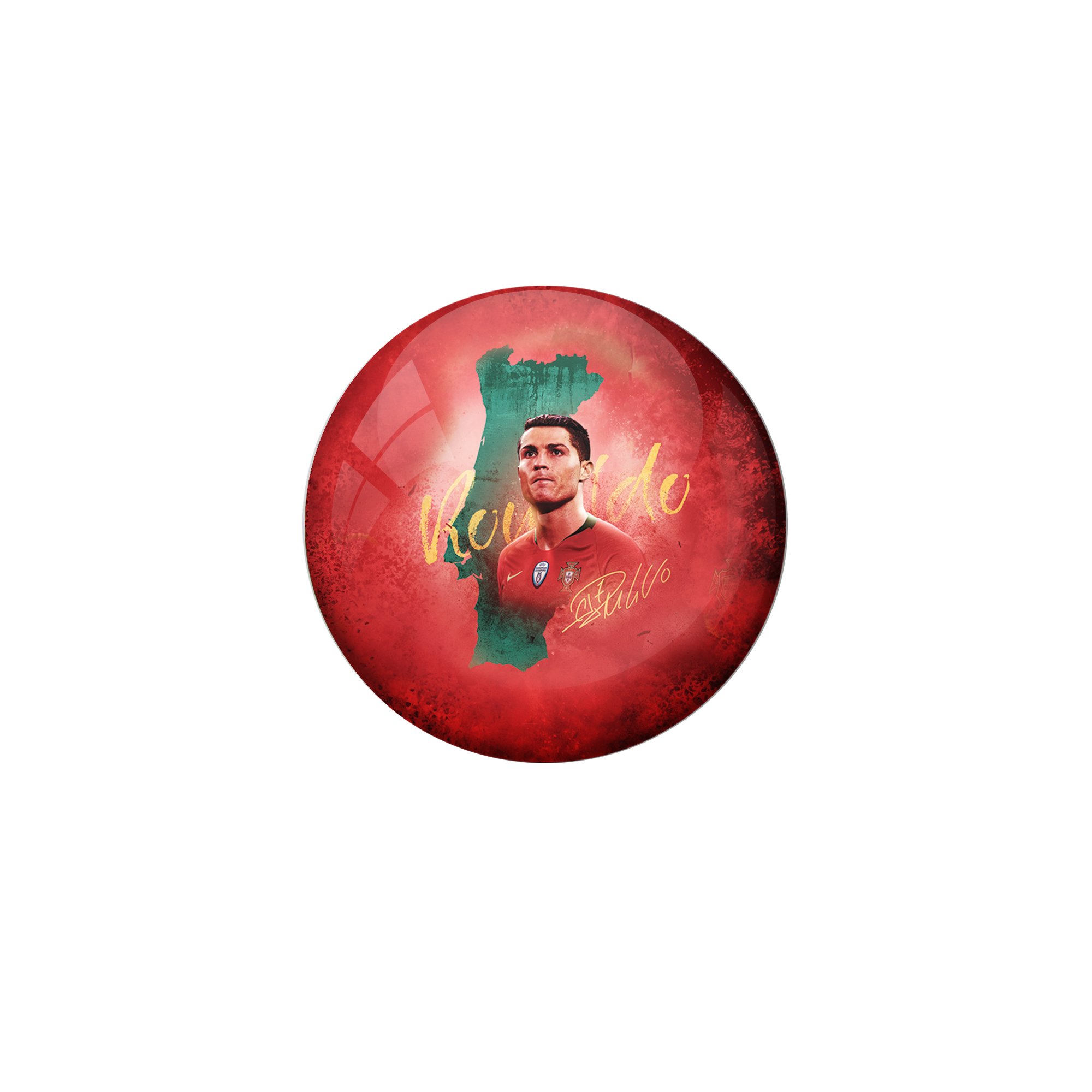 Buy AVI Fridge Magnet with Red Colour Portugal Football Player ...