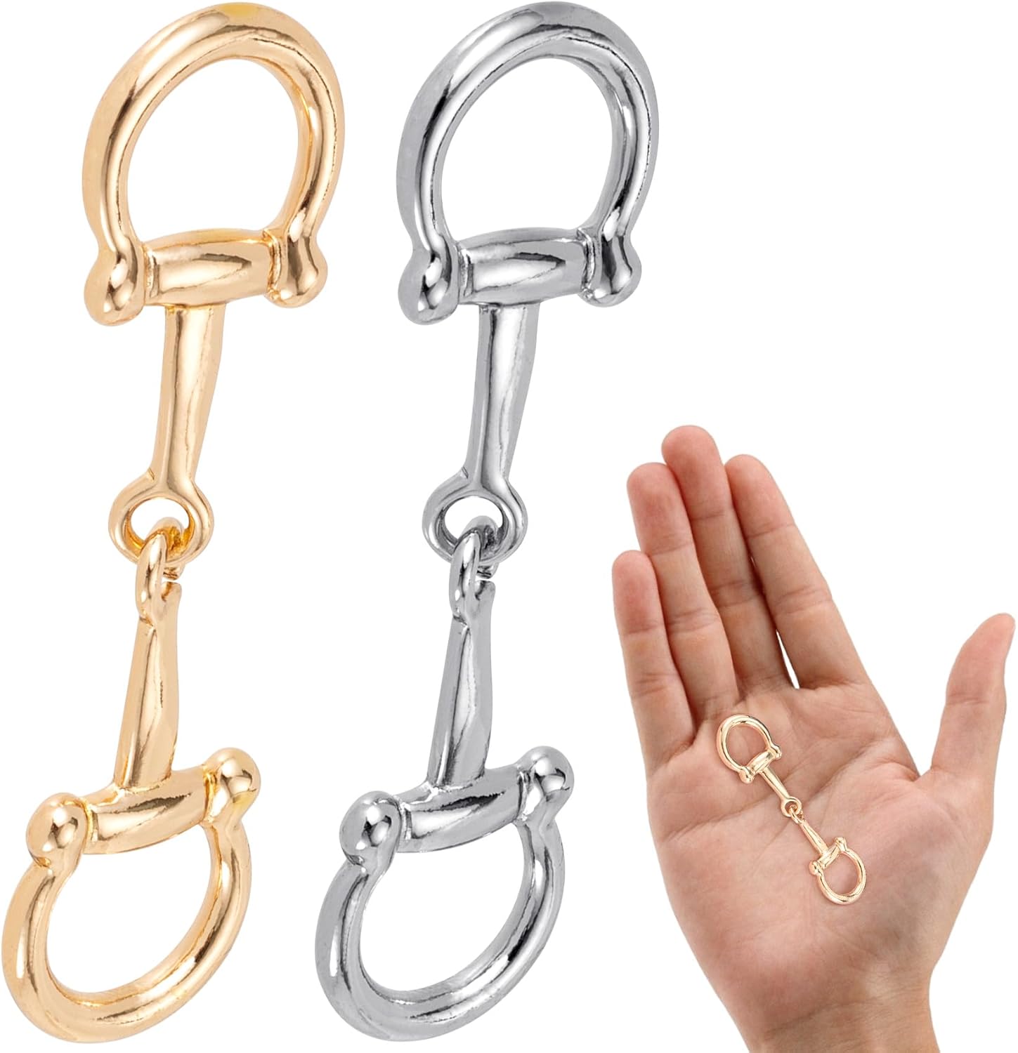 Amazon.com: SmallCat 2pcs Scarf Ring Clips Buckle for Women, Wide Band ...