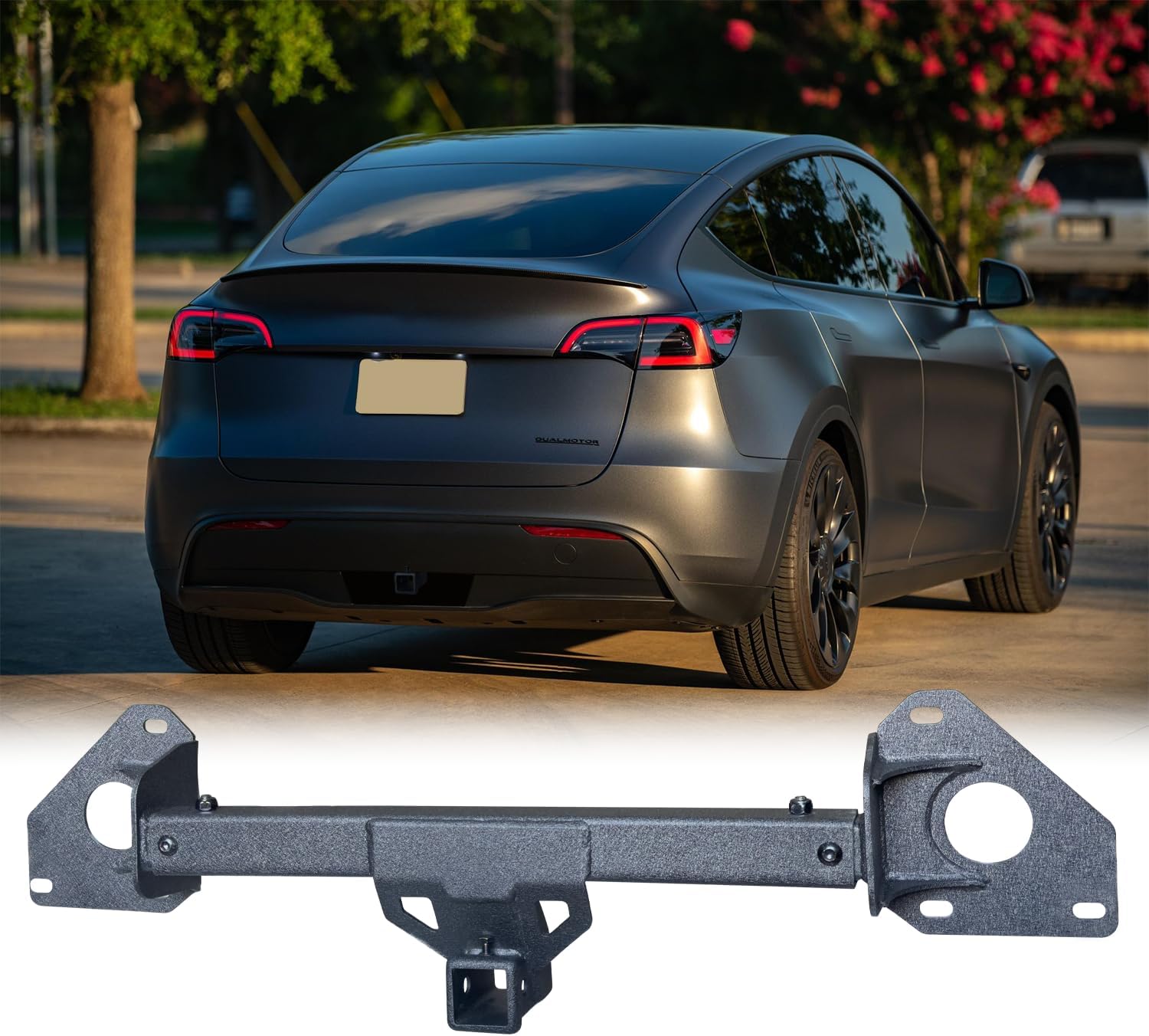 Amazon.com: Tesla Model Y Rear Trailer Hitch Tow Hook Receiver Tow ...