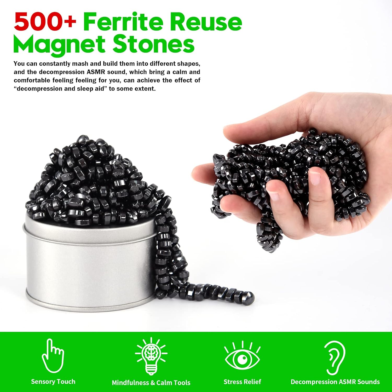 Fidget Toys Adults, Magnetic Balls, Adult Fidgets for Anxiety and ...